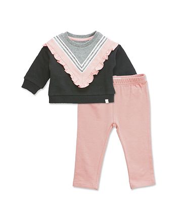 Sovereign Code Girls' Briella And Alana Ruffled Sweatshirt & Leggings ...