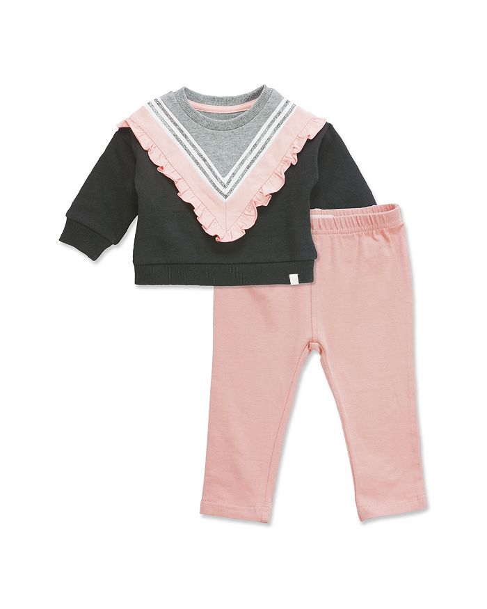 Sovereign Code Girls' Briella And Alana Ruffled Sweatshirt & Leggings ...