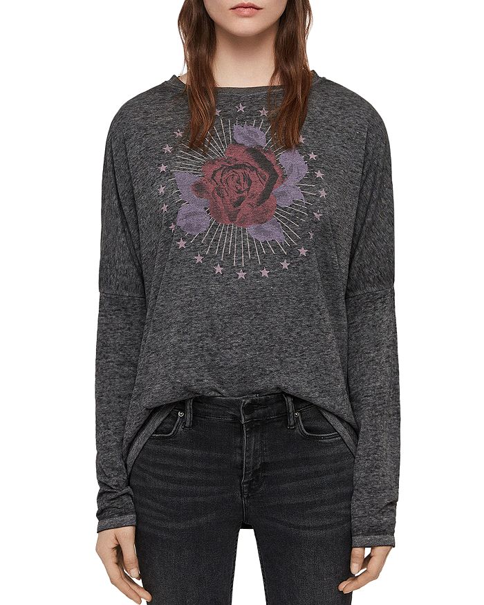 ALLSAINTS Wave Eden Graphic Tee | Bloomingdale's