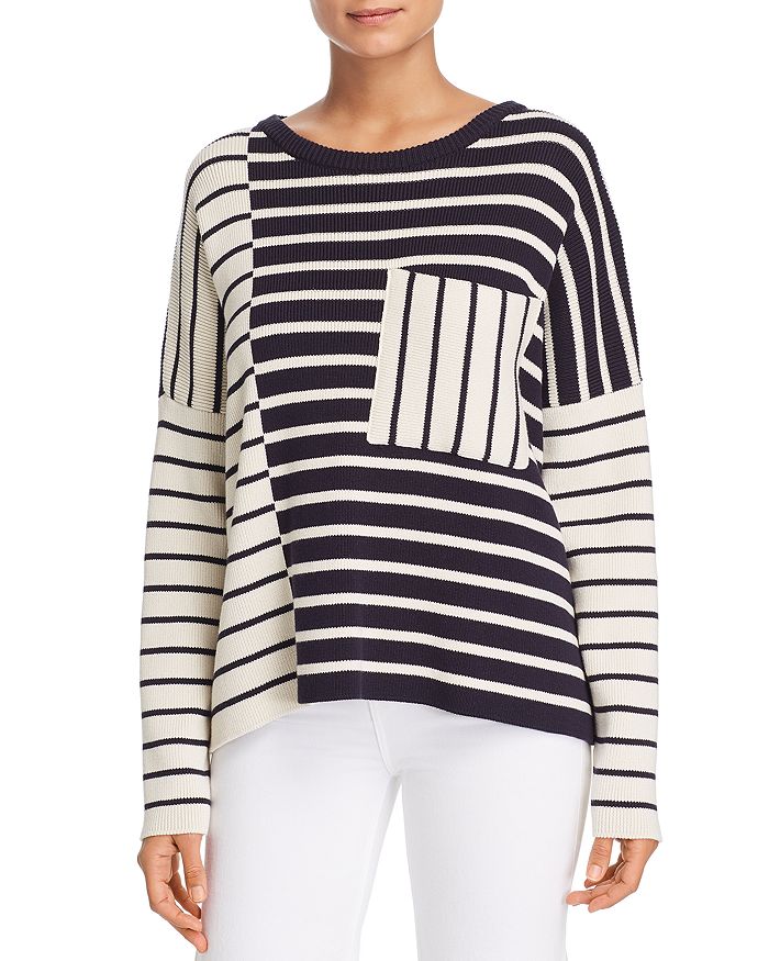 Weekend Max Mara Mario Striped Color-Block Sweater | Bloomingdale's