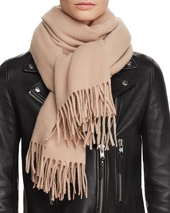 rag & bone Fringed Wool Scarf | Bloomingdale's
