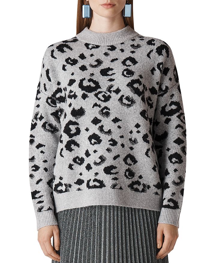 Whistles Leopard Print Sweater | Bloomingdale's