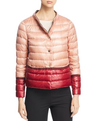 Herno Color-Blocked Channel Down Jacket | Bloomingdale's