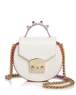 Salar Carol Color-Block Leather Circle Shoulder Bag | Bloomingdale's