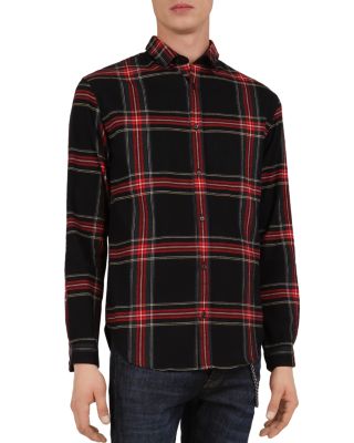 The Kooples Obock Bacci Plaid Regular Fit Button-Down Shirt ...