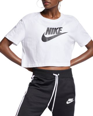Click here for Nike Essential Cropped Logo Tee prices