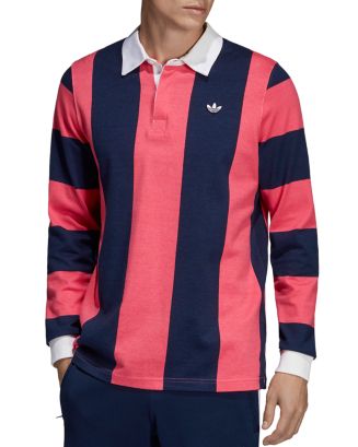 adidas Originals Striped Rugby Shirt | Bloomingdale's
