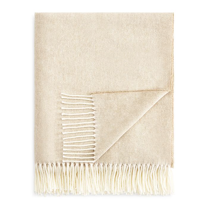 Lands Downunder Landsdown Under Herringbone Cotton Blend Throw ...