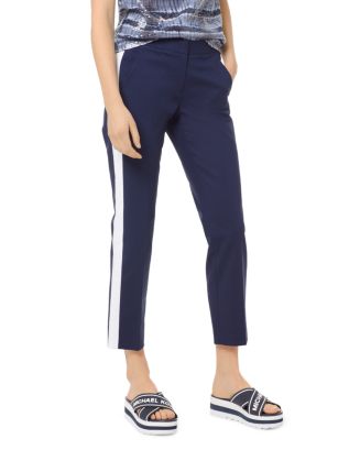 MICHAEL Michael Kors Cropped Track Pants | Bloomingdale's