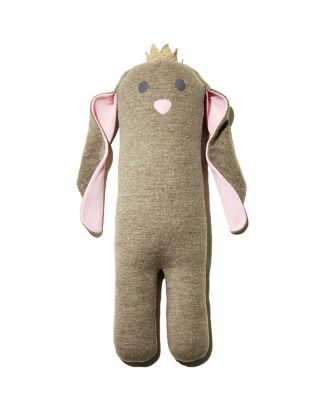 Albetta Large Soft-Knit Bunny with Crown - Ages 0+ | Bloomingdale's