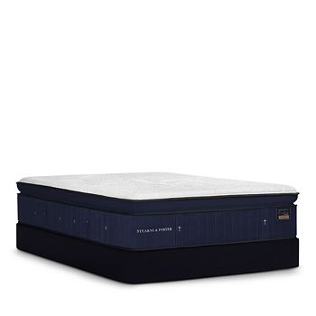 Stearns & Foster Hepburn Luxury Plush Euro Pillow Top King Mattress ...