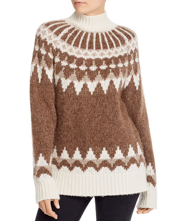 FRAME Fair Isle Turtleneck Sweater | Bloomingdale's