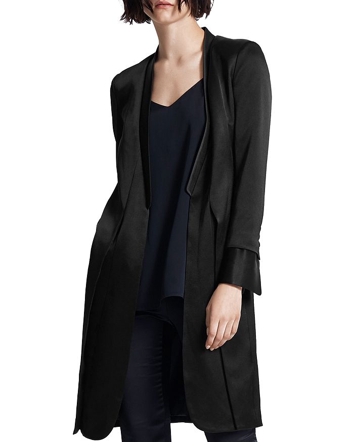 HALSTON Satin Duster Jacket | Bloomingdale's