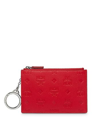 MCM Klara Monogrammed Leather Key Pouch | Bloomingdale's