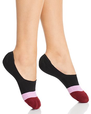 kate spade new york Striped-Toe Liner Socks | Bloomingdale's
