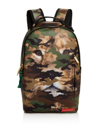 Sprayground Boys' Camouflaged Lion Backpack | Bloomingdale's