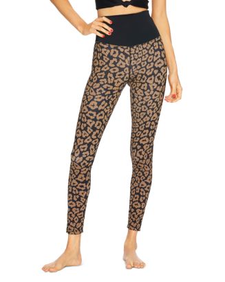 Beach Riot High-Rise Leopard Print Leggings | Bloomingdale's