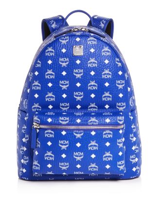 MCM Stark Monogram Leather Backpack | Bloomingdale's