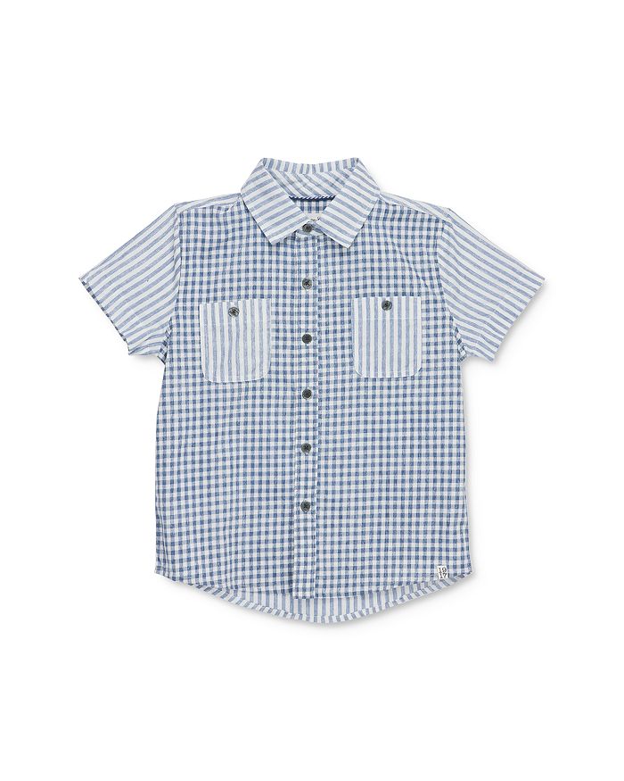 Sovereign Code Boys' Kriss Mixed Print Camp Shirt - Little Kid Big Kid ...