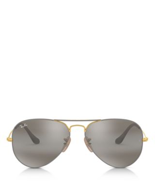 Ray-Ban Men's Aviator Sunglasses, 55mm | Bloomingdale's