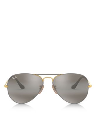 Ray-Ban Men's Aviator Sunglasses, 55mm | Bloomingdale's