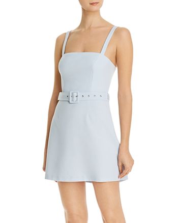 FRENCH CONNECTION Belted Mini Dress - 100% Exclusive | Bloomingdale's
