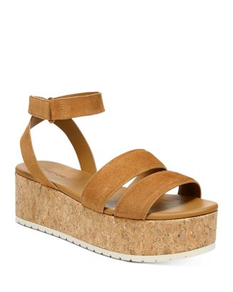 Vince Women's Jet Cork Platform Sandals | Bloomingdale's