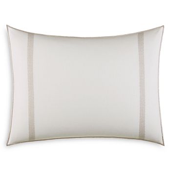 Vera Wang Pucker Grid Sides Stitching Breakfast Pillow, 15" x 20 ...