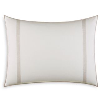 Vera Wang Pucker Grid Sides Stitching Breakfast Pillow, 15" x 20 ...