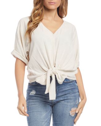 Karen Kane Tie-Front Top | Bloomingdale's