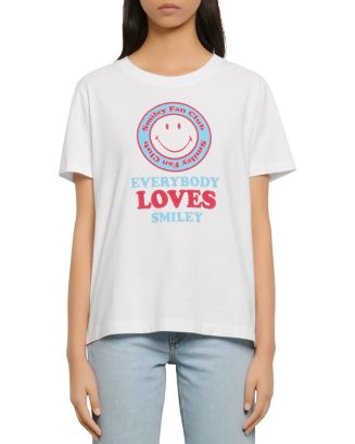 Sandro Smile Printed T-Shirt | Bloomingdale's
