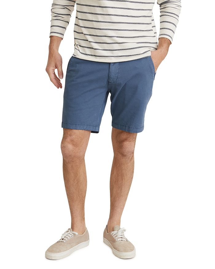 Marine Layer Cotton Stretch Garment-Dyed Slim Fit Shorts | Bloomingdale's