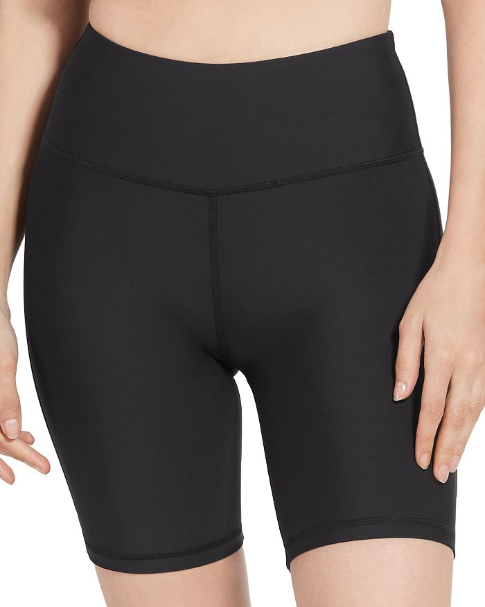 AQUA High Rise Bike Shorts - 100% Exclusive | Bloomingdale's