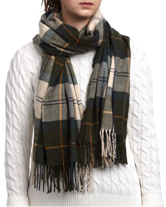 Barbour Modern Country Tartan Scarf | Bloomingdale's