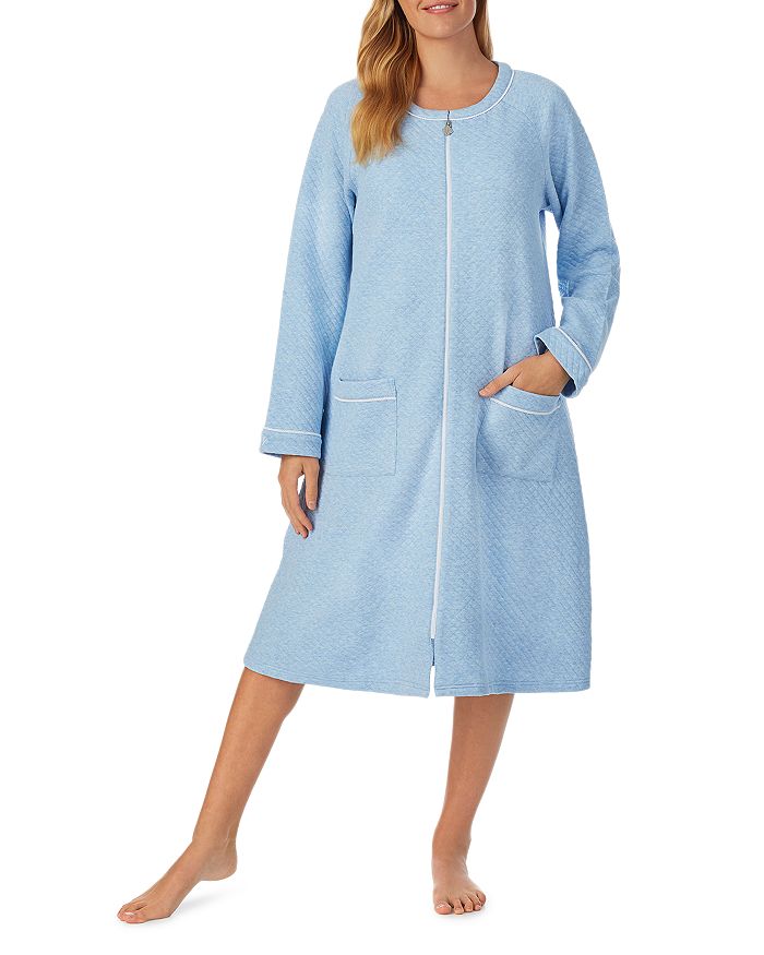 Eileen West Quilted Zipper Robe | Bloomingdale's