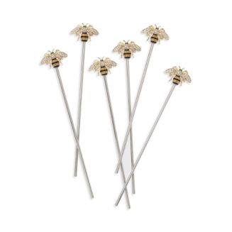 Joanna Buchanan Stripey Bee Swizzle Sticks | Bloomingdale's