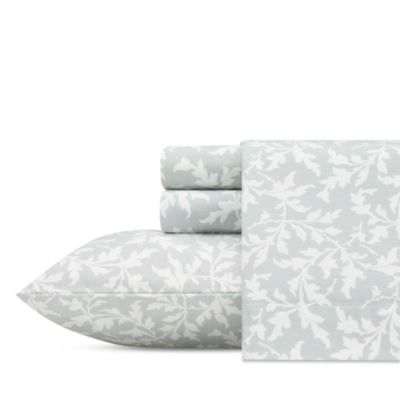 Laura Ashley Crestwood Cotton Flannel Sheet Set, Queen | Bloomingdale's