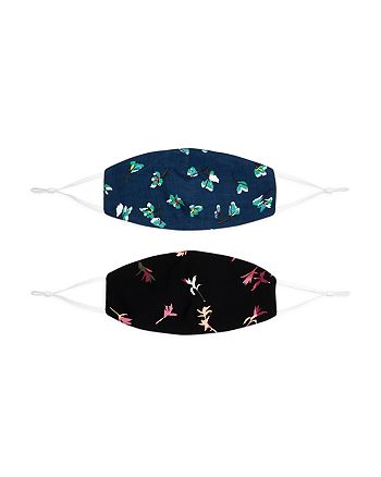 FRENCH CONNECTION Printed Face Masks, Set of 2 | Bloomingdale's