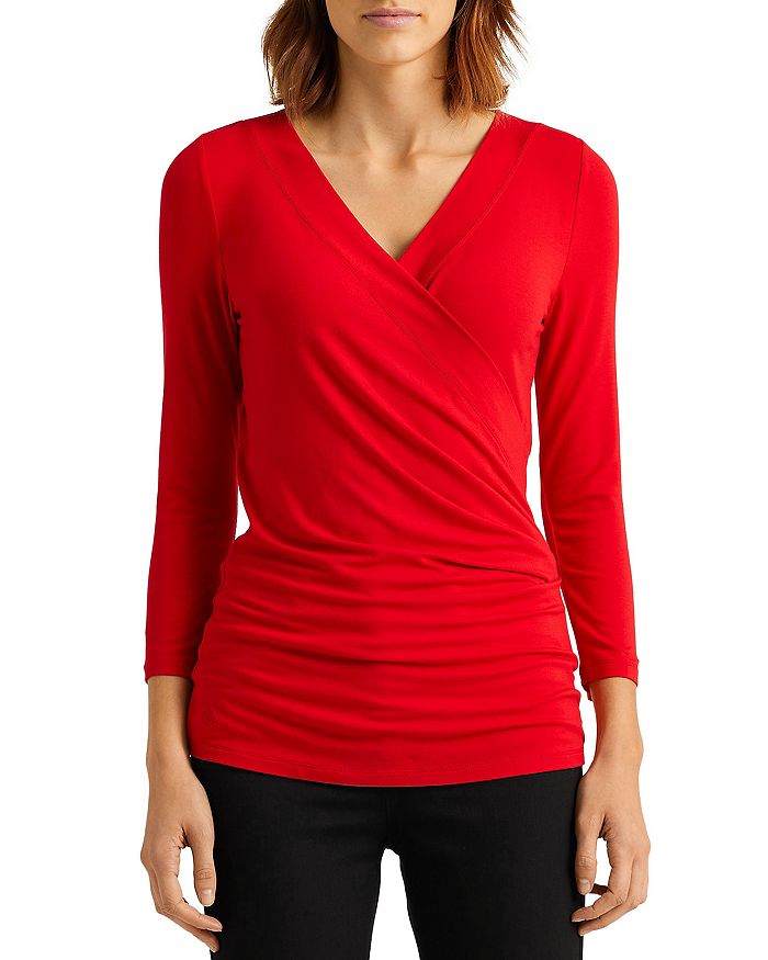 Ralph Lauren Alayja Crossover Top | Bloomingdale's