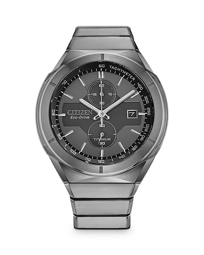 Citizen Eco Drive Super Titanium Armor Chronograph, 44mm | Bloomingdale's
