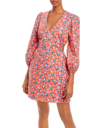 WAYF Alma Side Cutout Mini Dress | Bloomingdale's