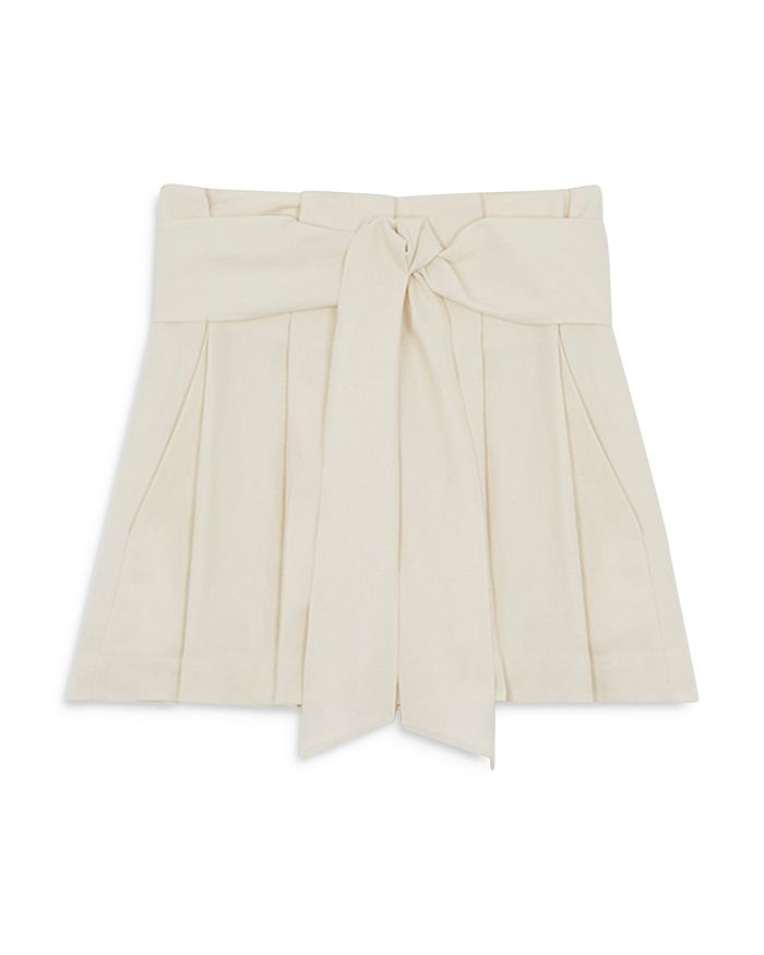 VANESSA BRUNO Ricardo Wrap Front Shorts | Bloomingdale's