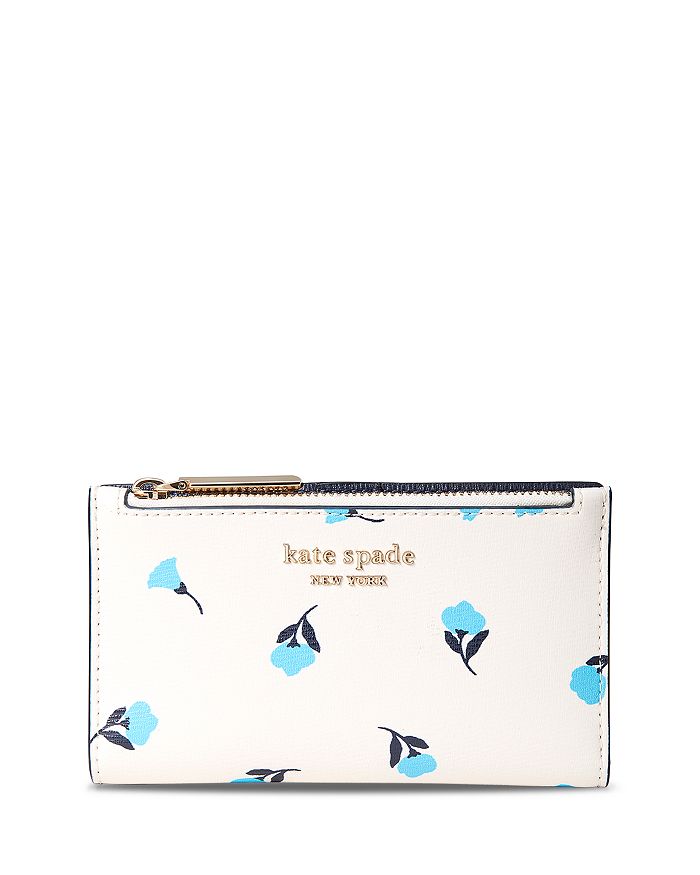 kate spade new york Small Slim Leather Bifold Wallet | Bloomingdale's