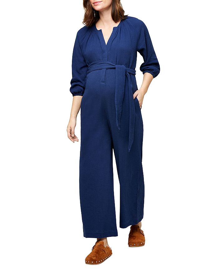 Nom Maternity Alma Maternity Jumpsuit | Bloomingdale's