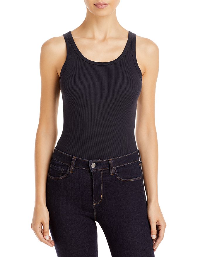 AMO Ribbed Tank Bodysuit | Bloomingdale's