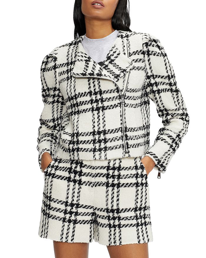 Ted Baker Cropped Asymmetrical Jacket | Bloomingdale's