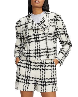 Ted Baker Cropped Asymmetrical Jacket | Bloomingdale's