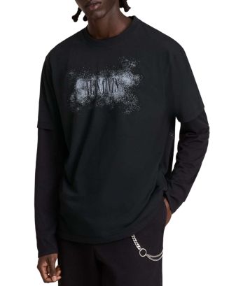 ALLSAINTS Shadow Stamp Relaxed Fit Short Sleeve Tee | Bloomingdale's