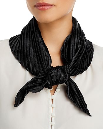 Echo Metallic Pleated Scarf | Bloomingdale's