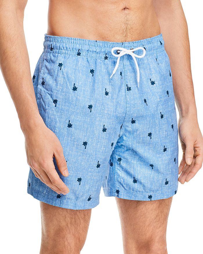 Trunks Surf & Swim Co. Sano Palm Print Swim Trunks | Bloomingdale's